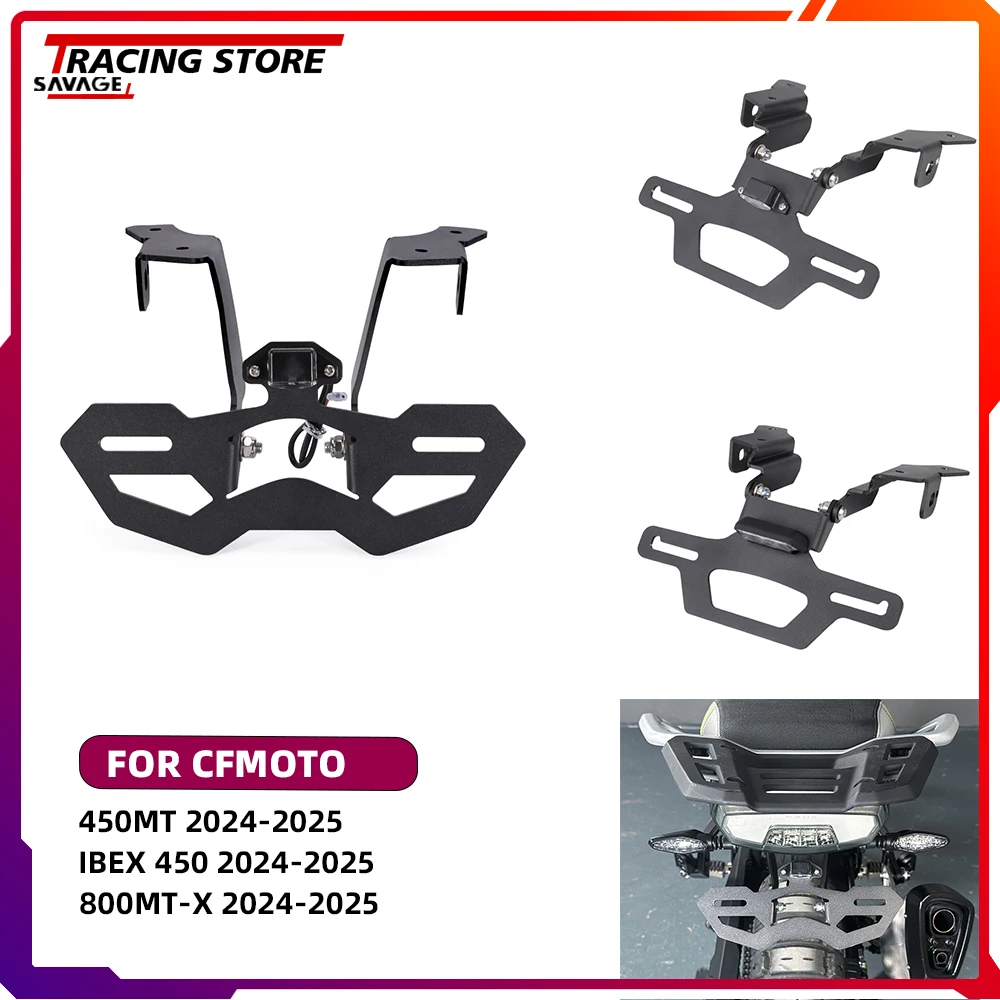 MT450 800MTX Motorycle Registration License Plate Holder For CFMOTO ...