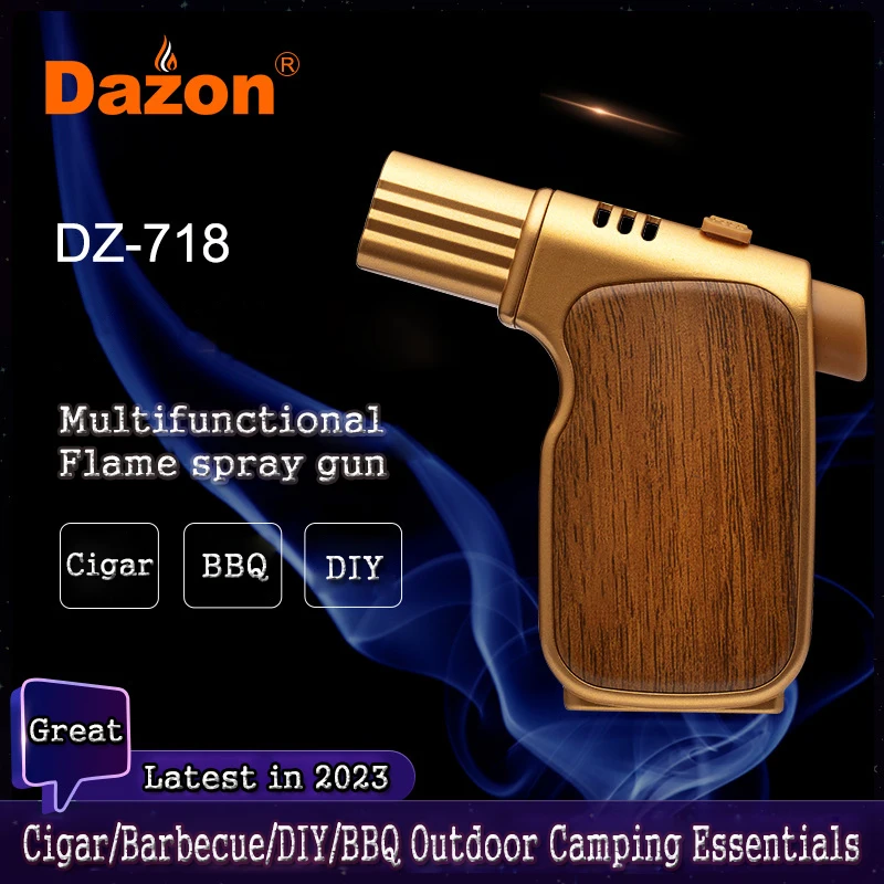 Novel-Torch-Butane-Refillable-Jet-Lighters-Outdoor-Smoking-Cigar-BBQ ...