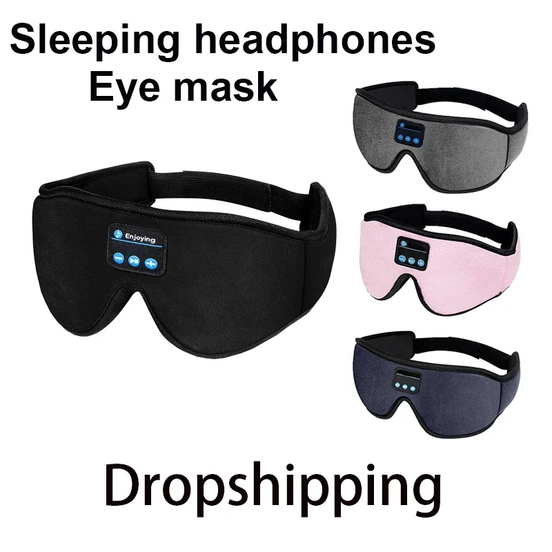 Sleeping-Headphones-Eye-Mask-for-Sleeping-3D-Contoured-Cup-Blindfold ...