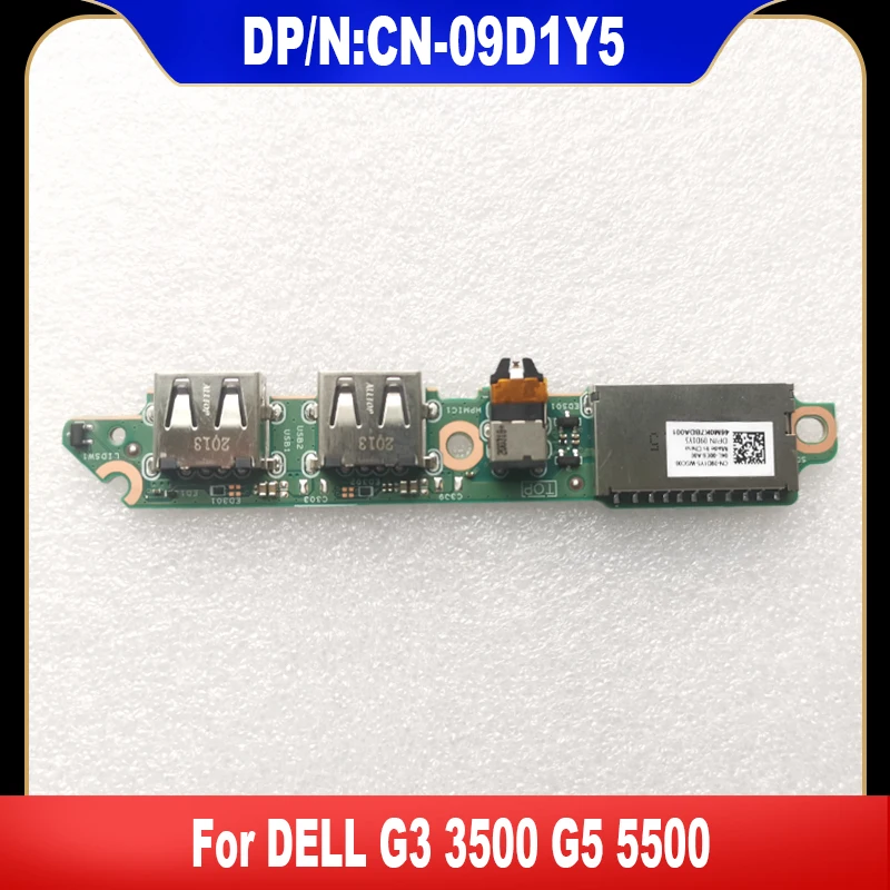 09D1Y5 Original For Dell G3 3500 G5 5500 SD Card USB ENTERNET Audio ...