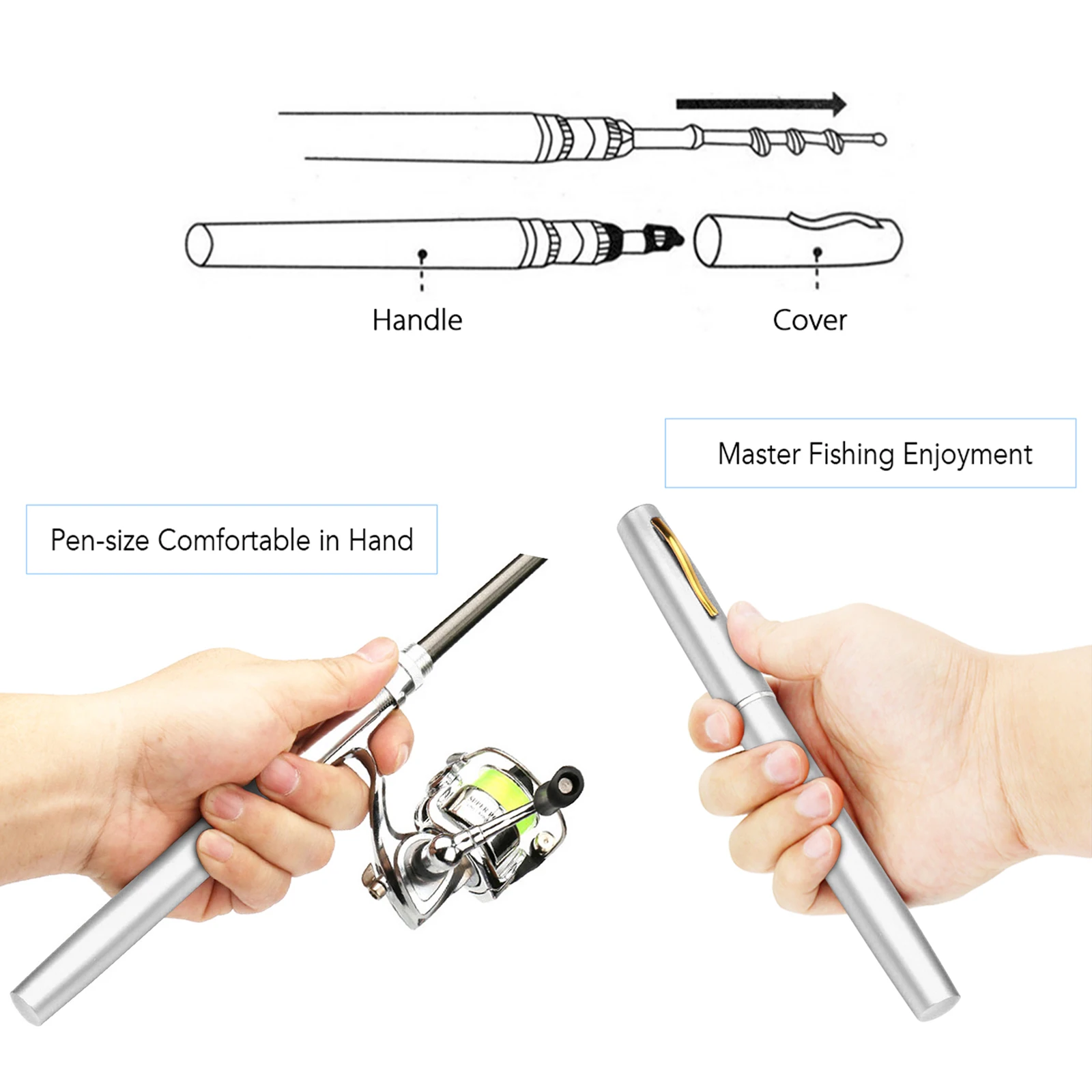 Mini Telescopic Fishing Rod Combo – Living Outdoor Shop