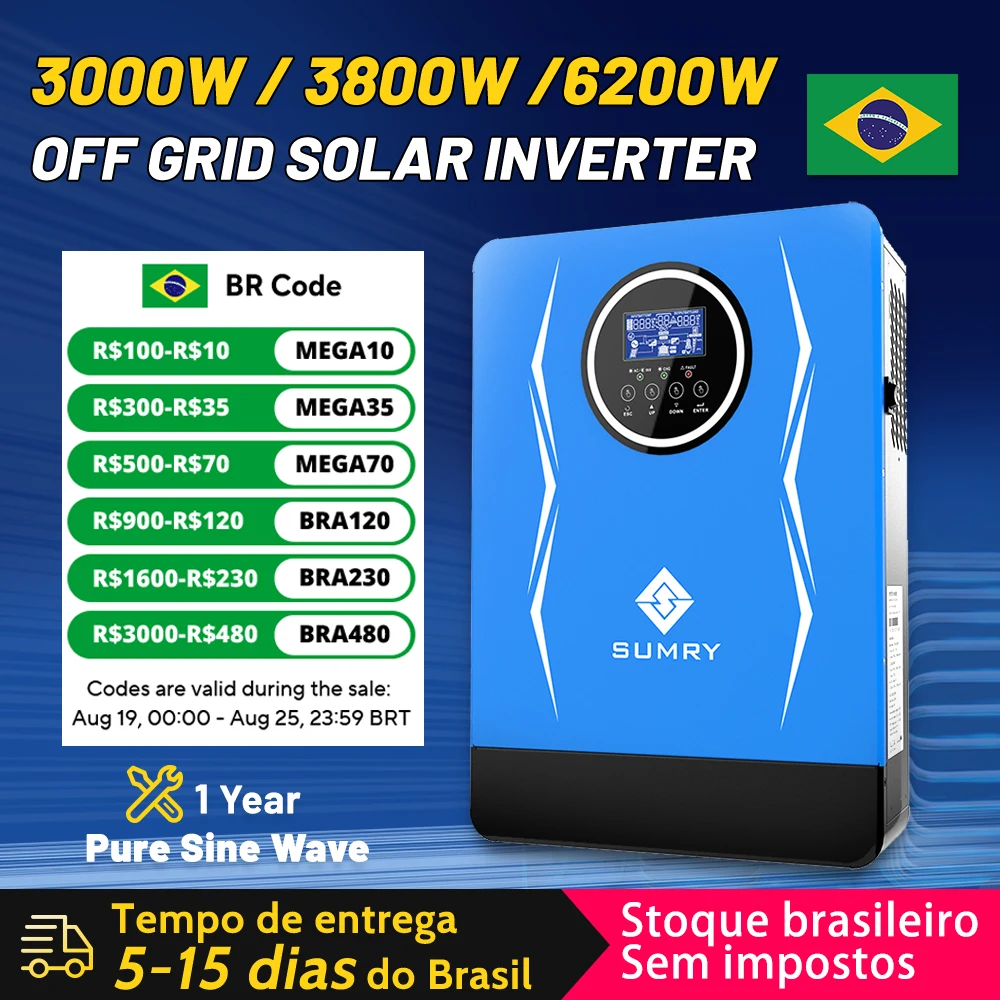 SUMRY-inversor-h-brido-fuera-de-la-red-1-8kw-3kw-12v-a-220v-inversor ...