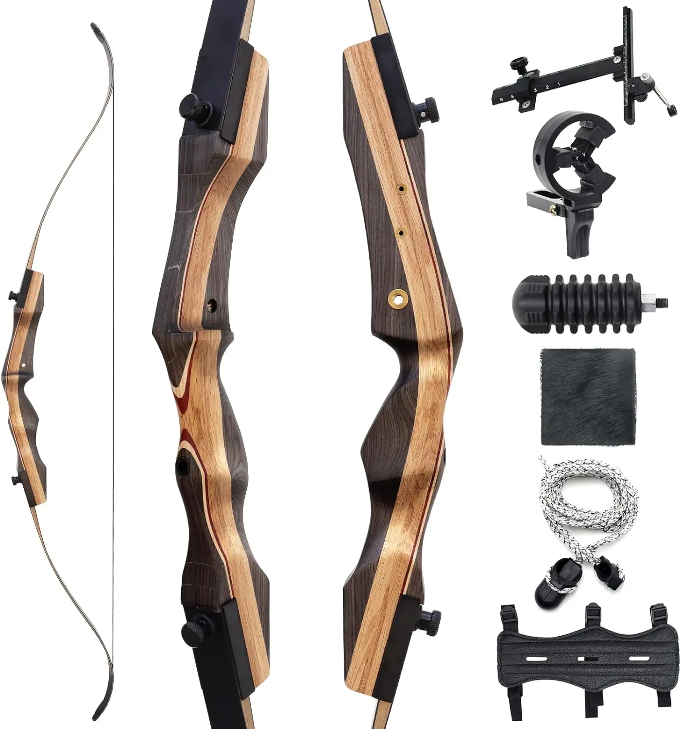 Ensemble-d-arcs-classiques-en-bois-Tokyo-Edown-pour-adultes-tir-l-arc ...