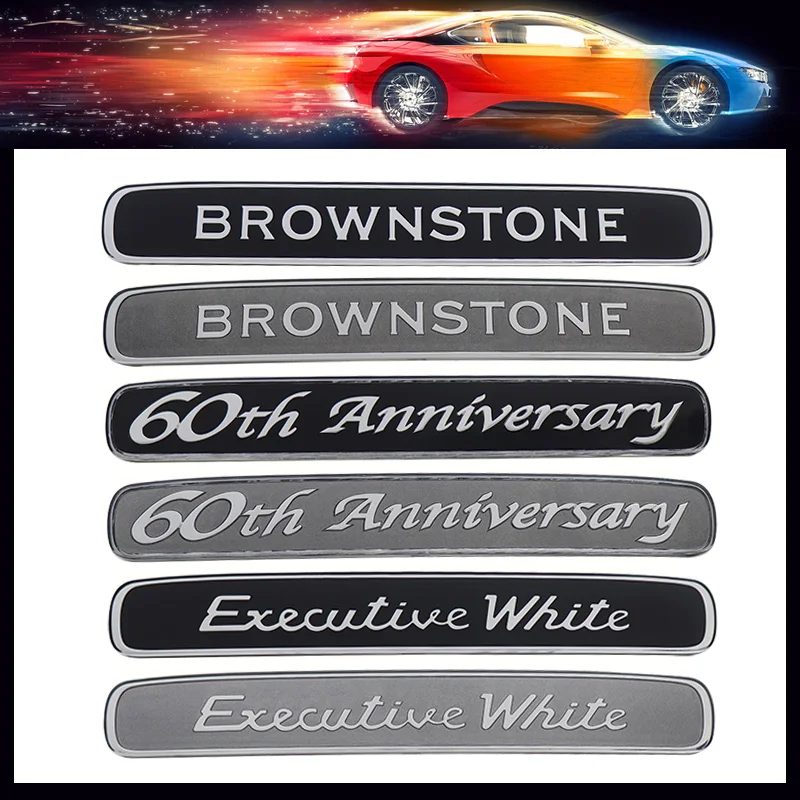 3D Premium Brownstone Executive Black White 60 Anniversary For Land ...