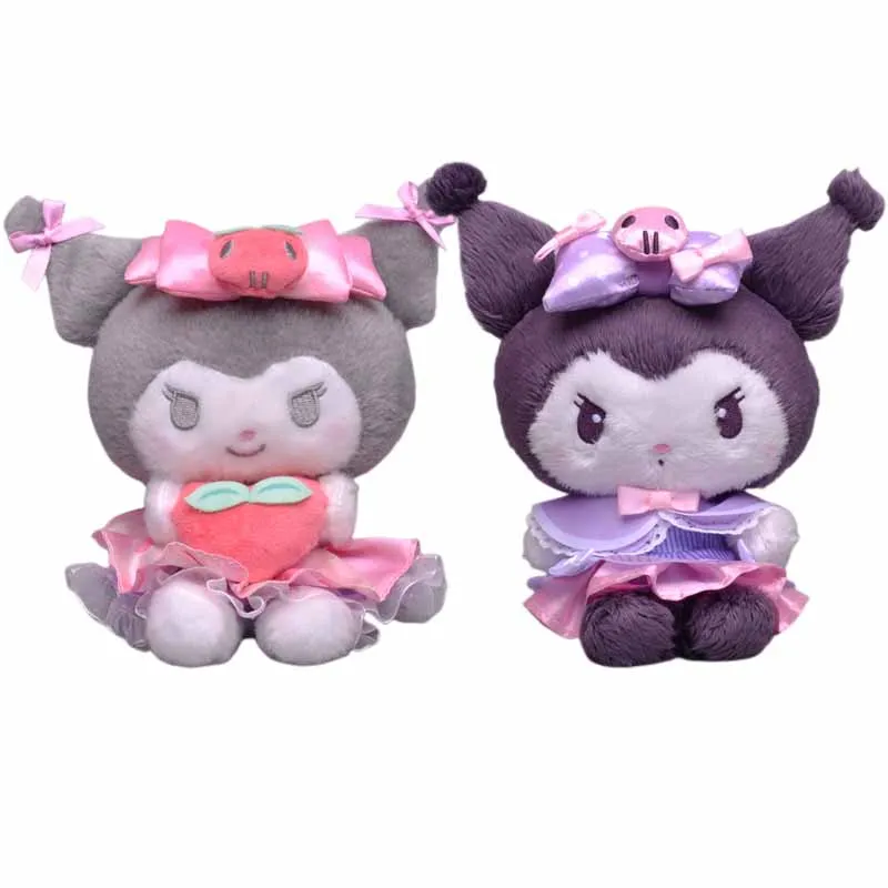 Sanrioed kuromi festa de aniversário pêssego paraíso série plushie ...