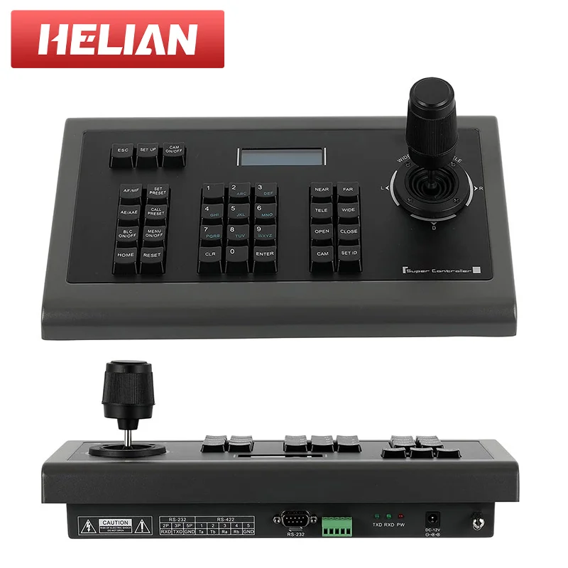 Keyboard PTZ Camera Controller Joystick RS232/422 Control Ptz Camera for Church Live-streaming ...