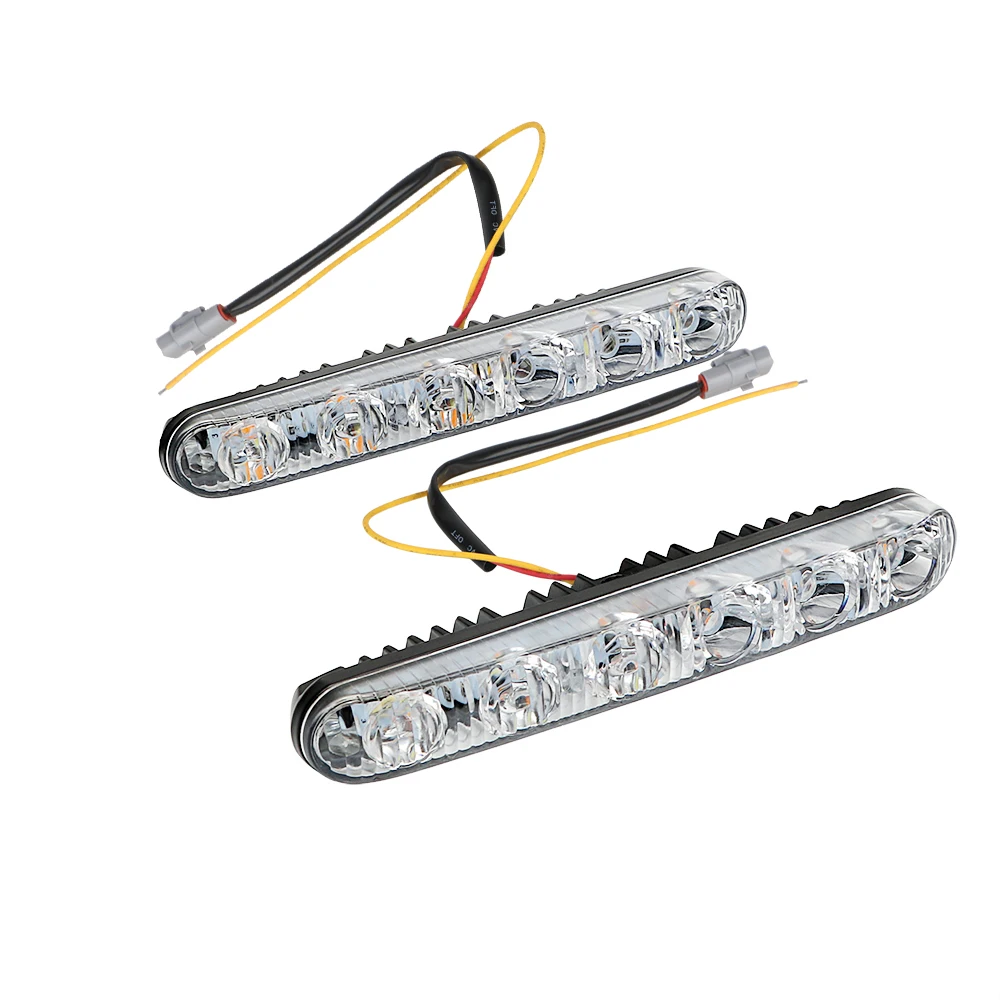 1 Pair Universal Daylight Car Styling Waterproof DRL Car Daytime LED ...