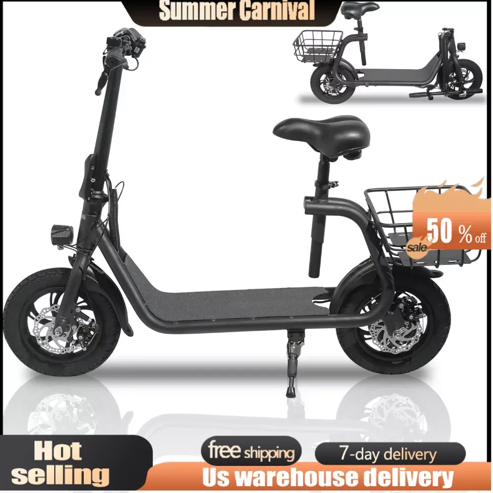 Scooter-for-Adults-Scooter-with-Seat-Foldable-Electric-Bike-for-Adult-E ...