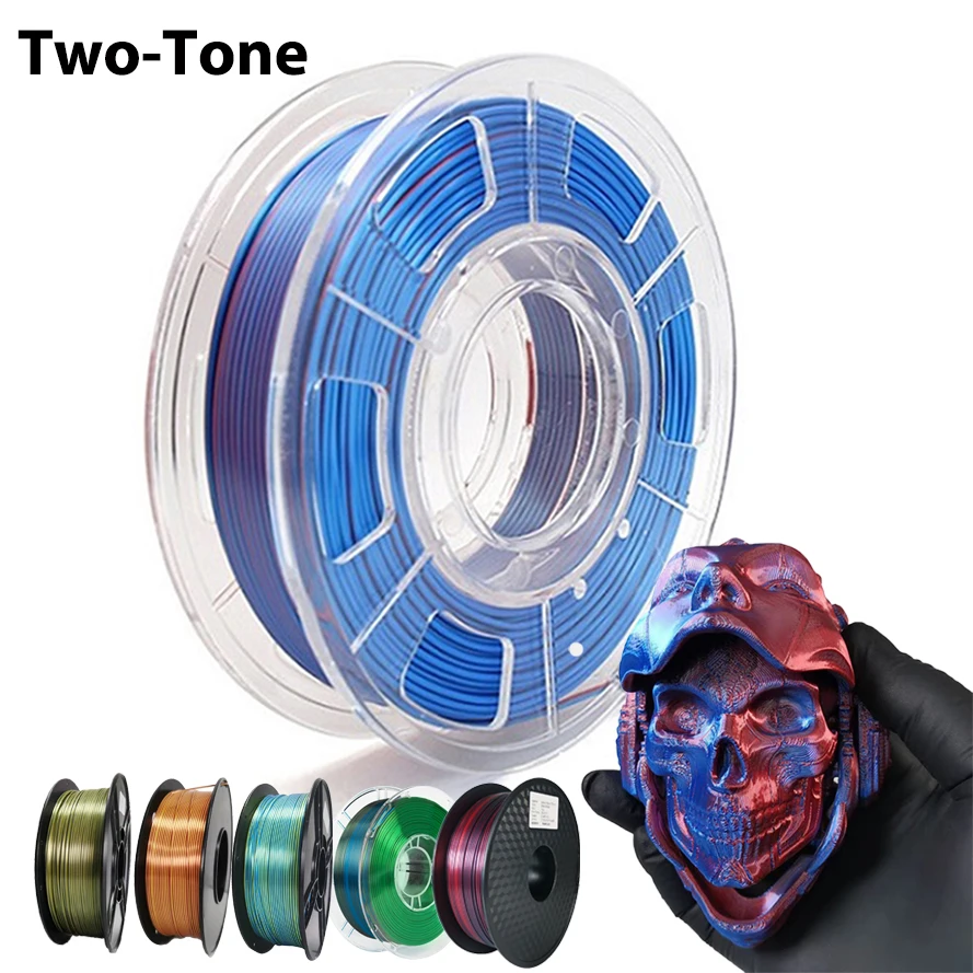 1Kg-Two-Color-PLA-Filament-1-75mm-3D-Printer-Silk-Black-Gold-3D ...