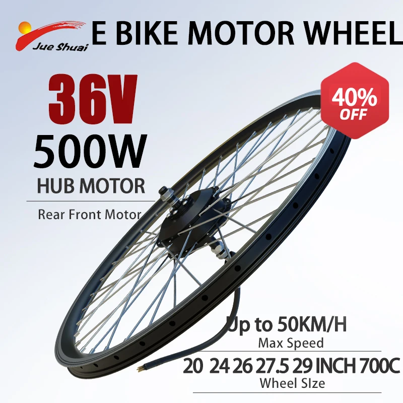Hub-Motor-Wheel-E-bike-250W-350W-500W-36V-Rear-Front-Hub-Motor-Electric ...