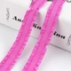 10/20/50Yards 1.3cm Elastic Bands Double Ruffle Stretch Rubber Ribbon ...