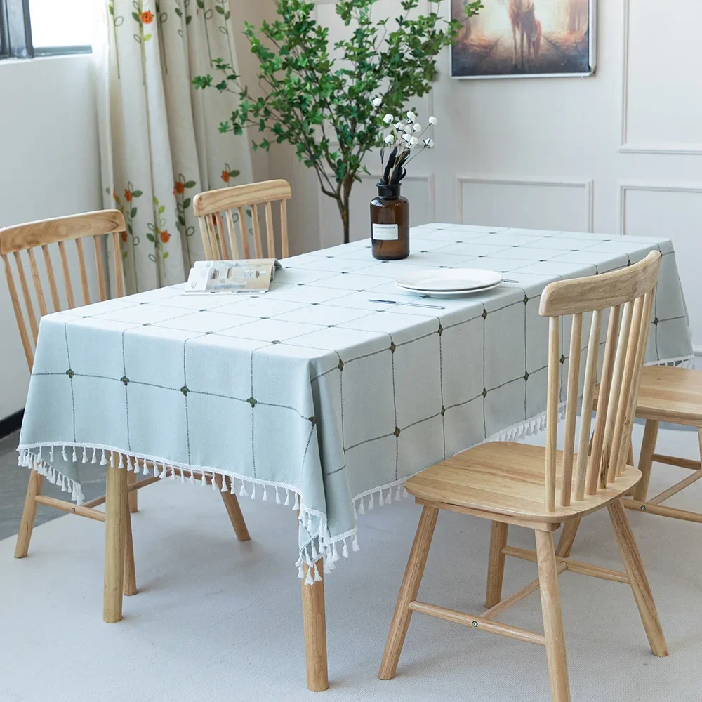 Nordic-Simplicity-Cotton-and-Linen-Table-Cloth-Tassel-Fringed-Long ...