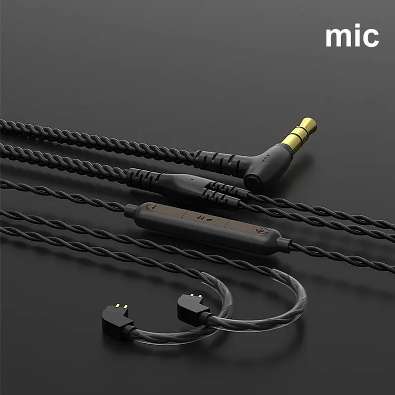 New-0-78mm-0-75mm-2-Pin-Mmcx-Replacement-Earphone-Upgraded-Cable-with ...