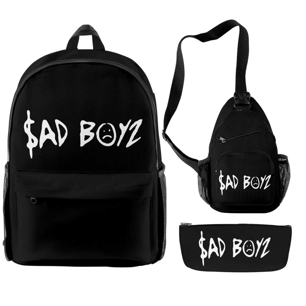 Junior-H-Sad-Boyz-Backpack-Three-Piece-Set-Women-Men-Shoulders-Bag ...