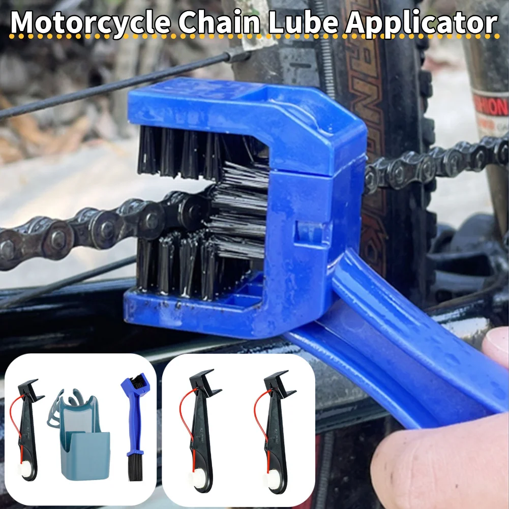 Motorcycle Chain Cleaning Tool Splash Proof Motorcycle Chain Oiler ...