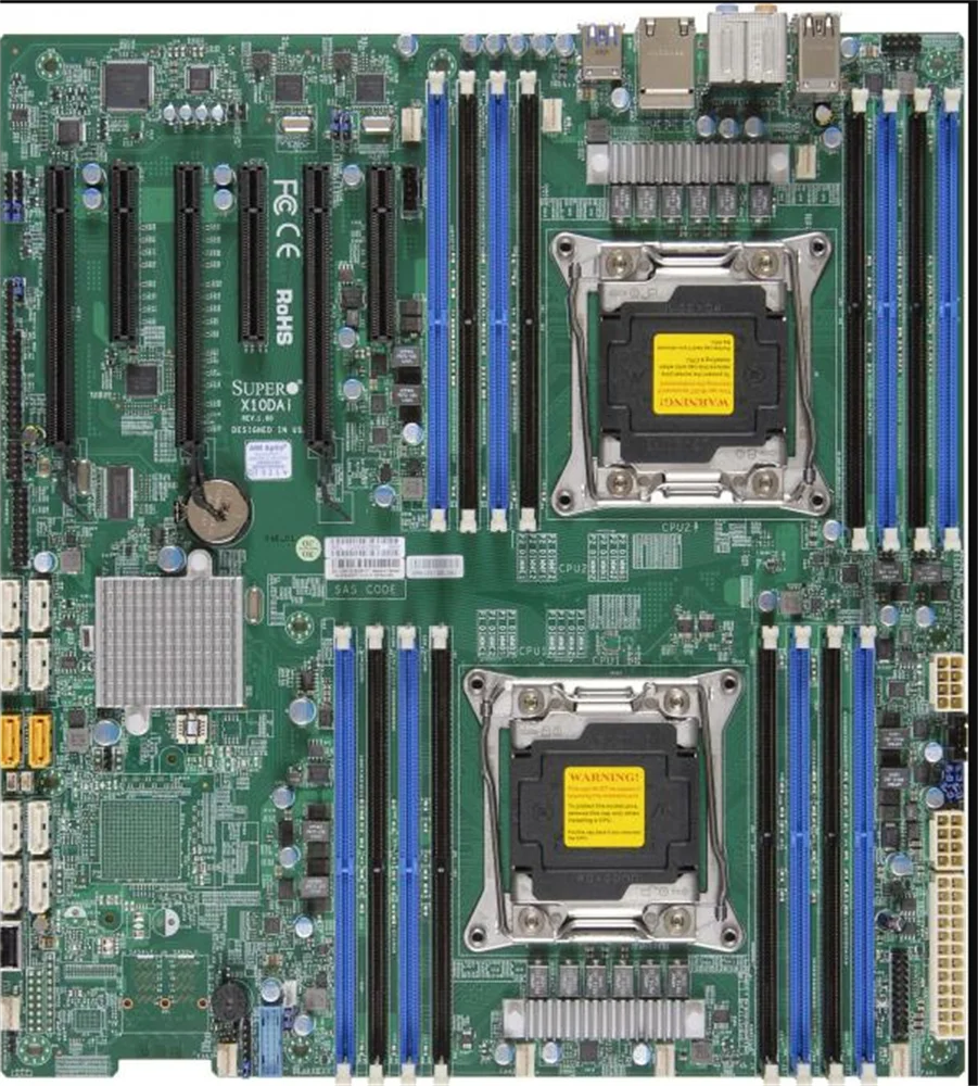 Supermicro X10DAI X99 motherboard C612 LGA 2011 supports M.2 supports ...