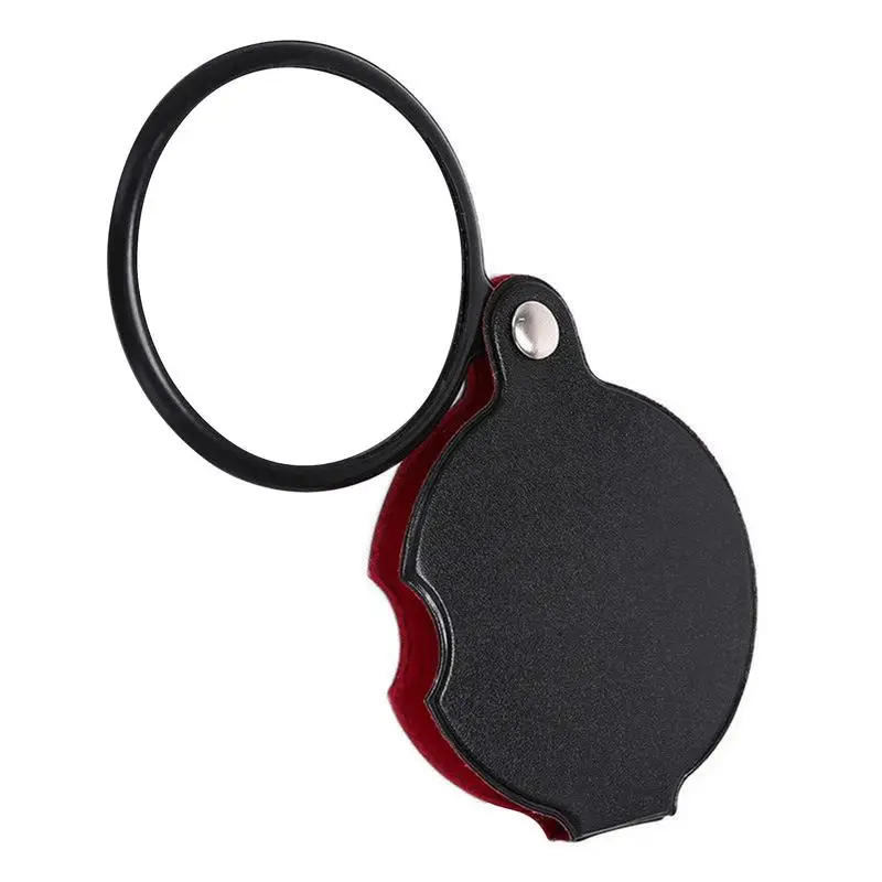 Mini-lupa-de-bolsillo-plegable-con-funda-protectora-giratoria-para ...