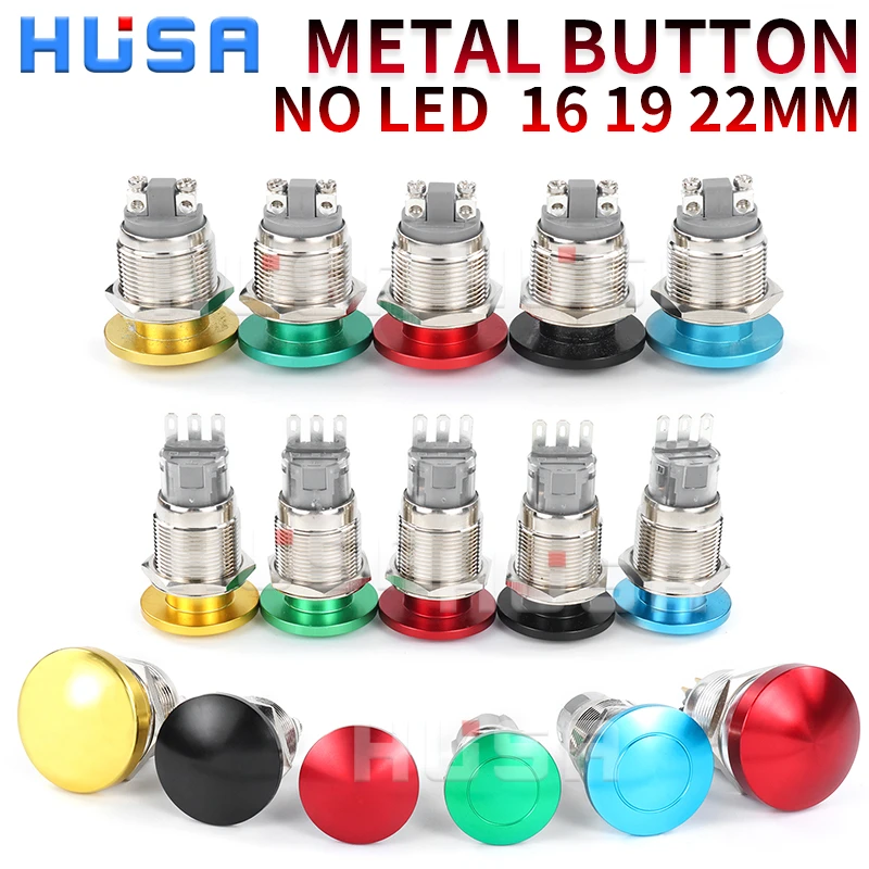 Metal Mushroom Head Switch Press | Metal Self-lockingcar Switch - 1pcs Push Button - Aliexpress