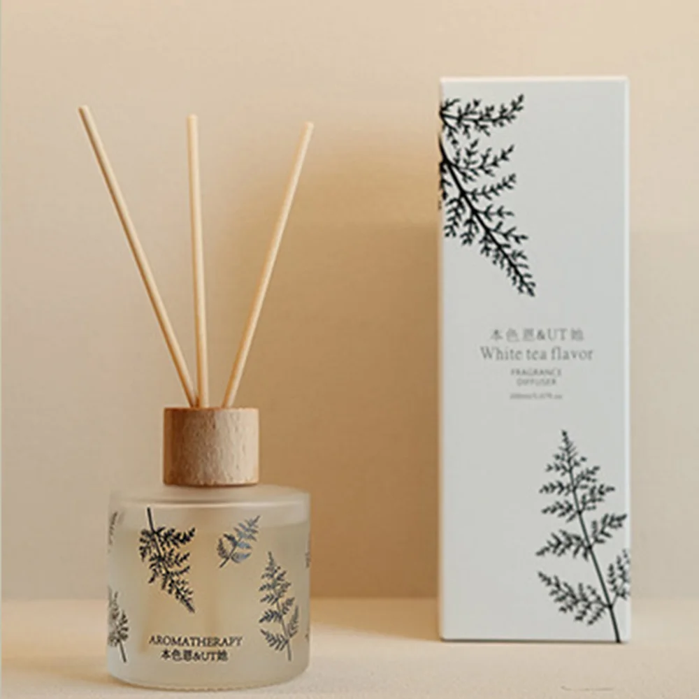 200ml-Large-Reed-Diffuser-Natural-White-Tea-Aroma-Diffuser-with-Sticks ...