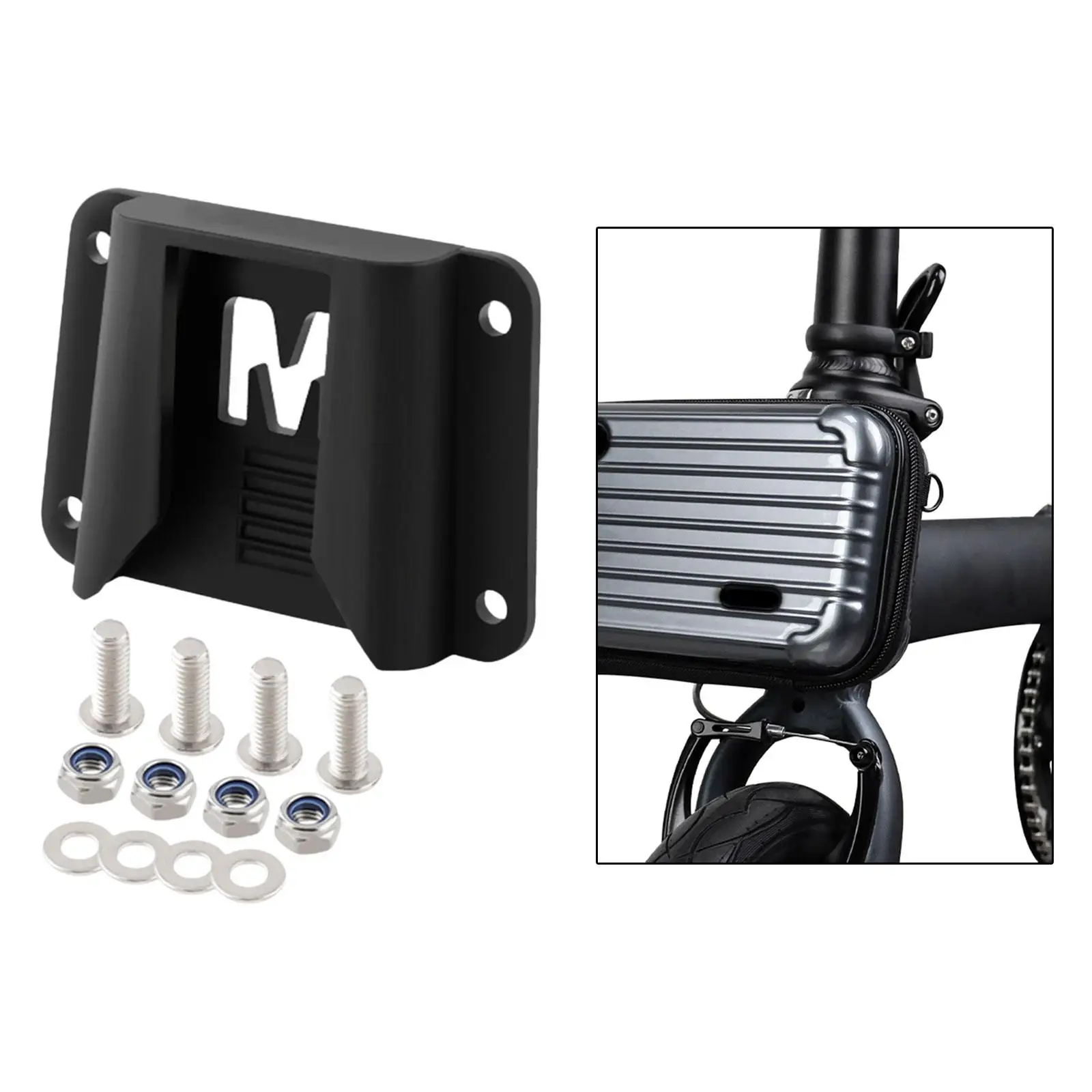 Front-Carrier-Block-Bag-Rack-Holder-Bicycle-Accessories-for-Folding ...