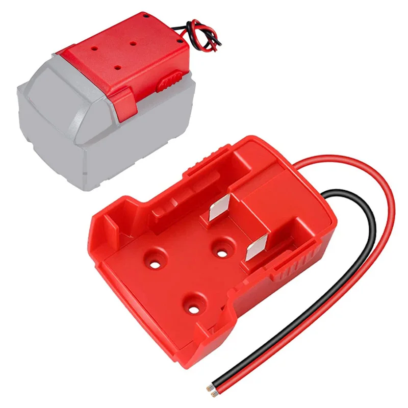 For Milwaukee 18V Li-ion Battery Adapters Dock Power DIY Battery ...