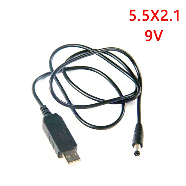 USB Power Boost Line DC 5V to DC 5V 9V 12V Step UP Module USB Converter Adapter Cable with ...
