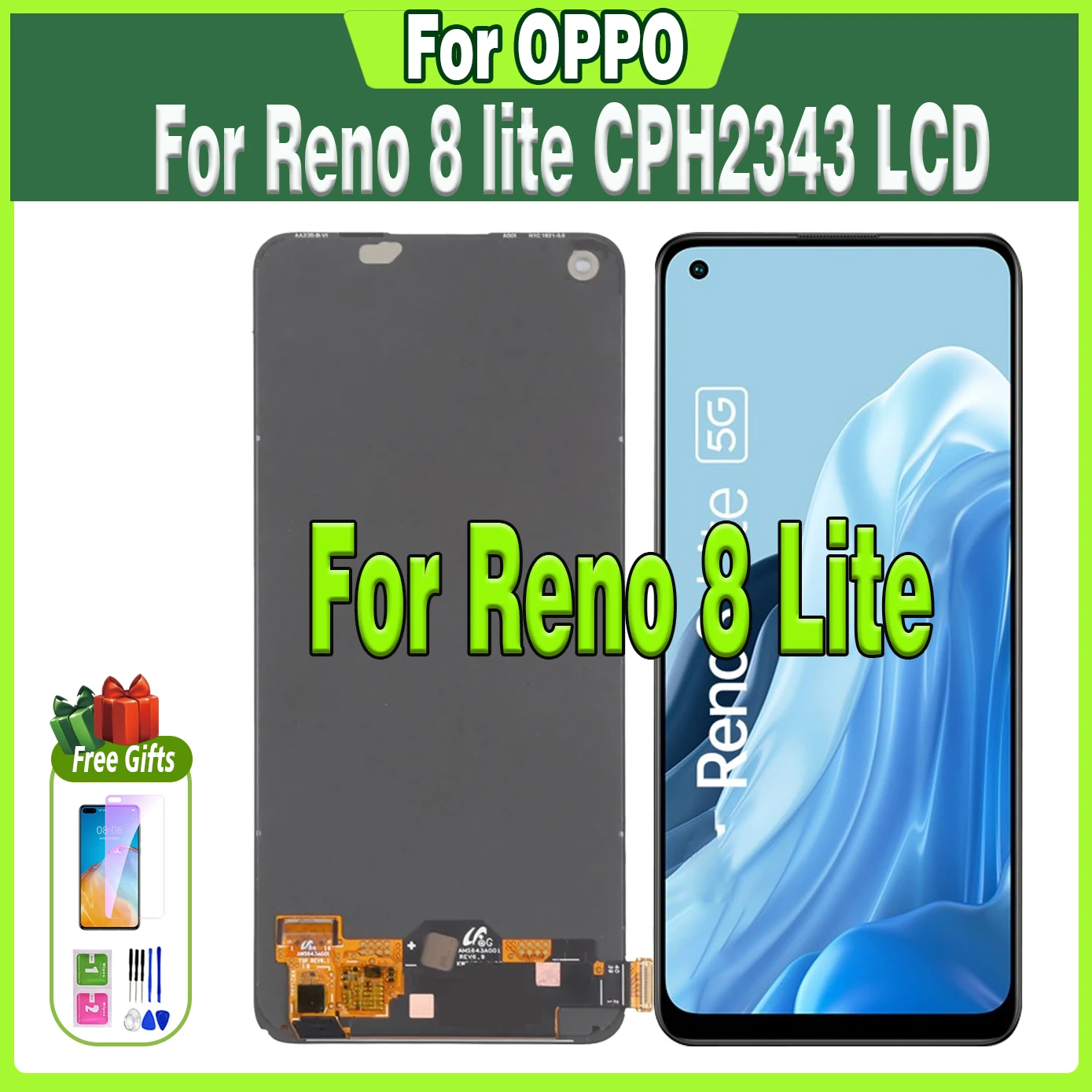 6-43-AAA-quality-AMOLED-For-OPPO-Reno8-Lite-LCD-for-Reno-8-Lite-CPH2343 ...