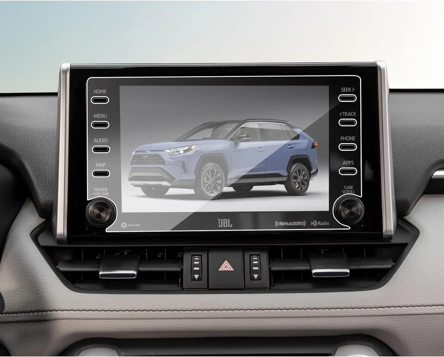 For-Toyota-RAV4-2019-2022-8INCH-car-LCD-gps-Navigation-Tempered-glass ...