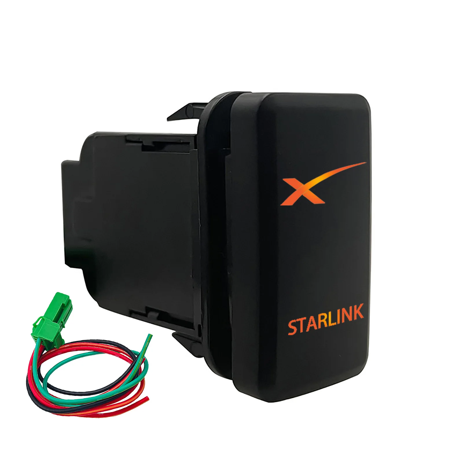 12V 3A Blue/Orange/Green LED Starlink Push Button Switch ON OFF for ...
