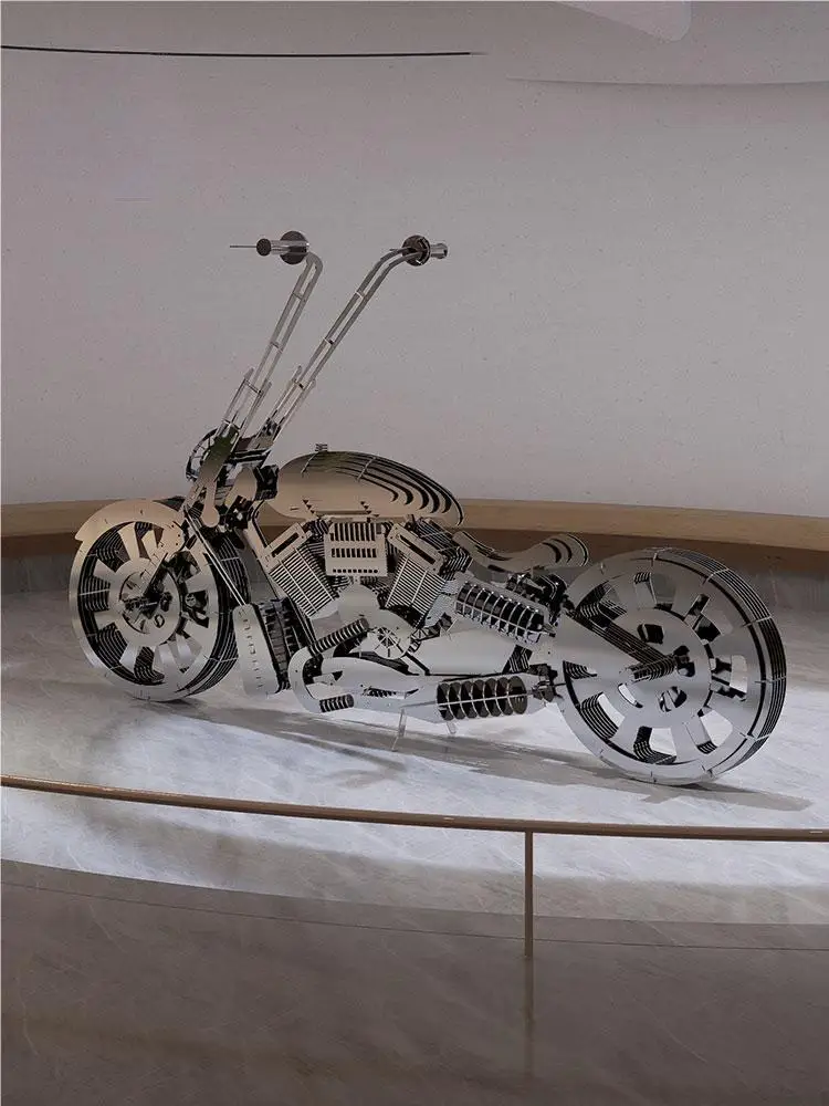 Modern-simple-custom-stainless-steel-mirror-Harley-motorcycle-mirror ...