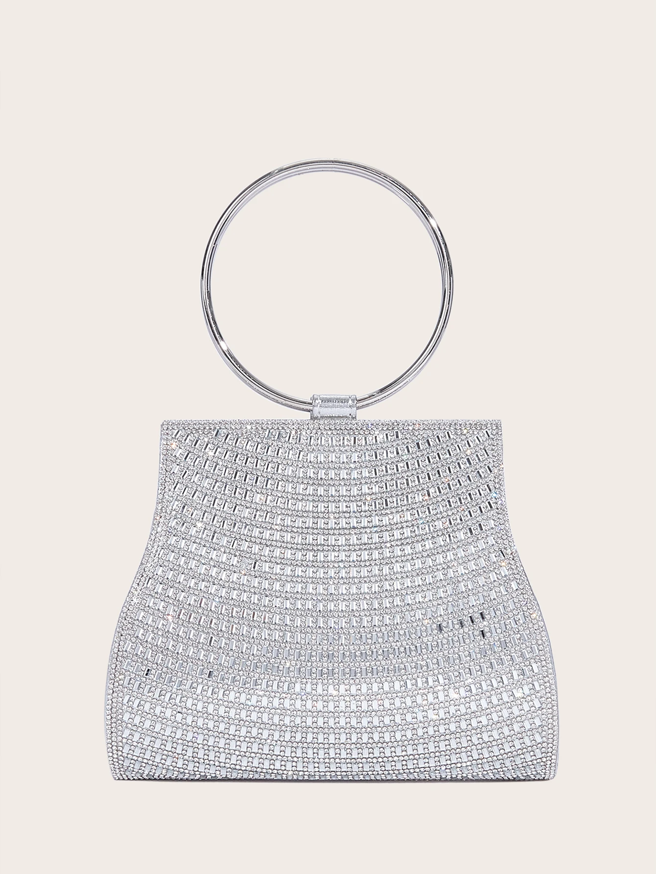 Banquet-Bag-Shiny-Handmade-Diamond-Bag-Wedding-Handbag-Silver-Chain ...