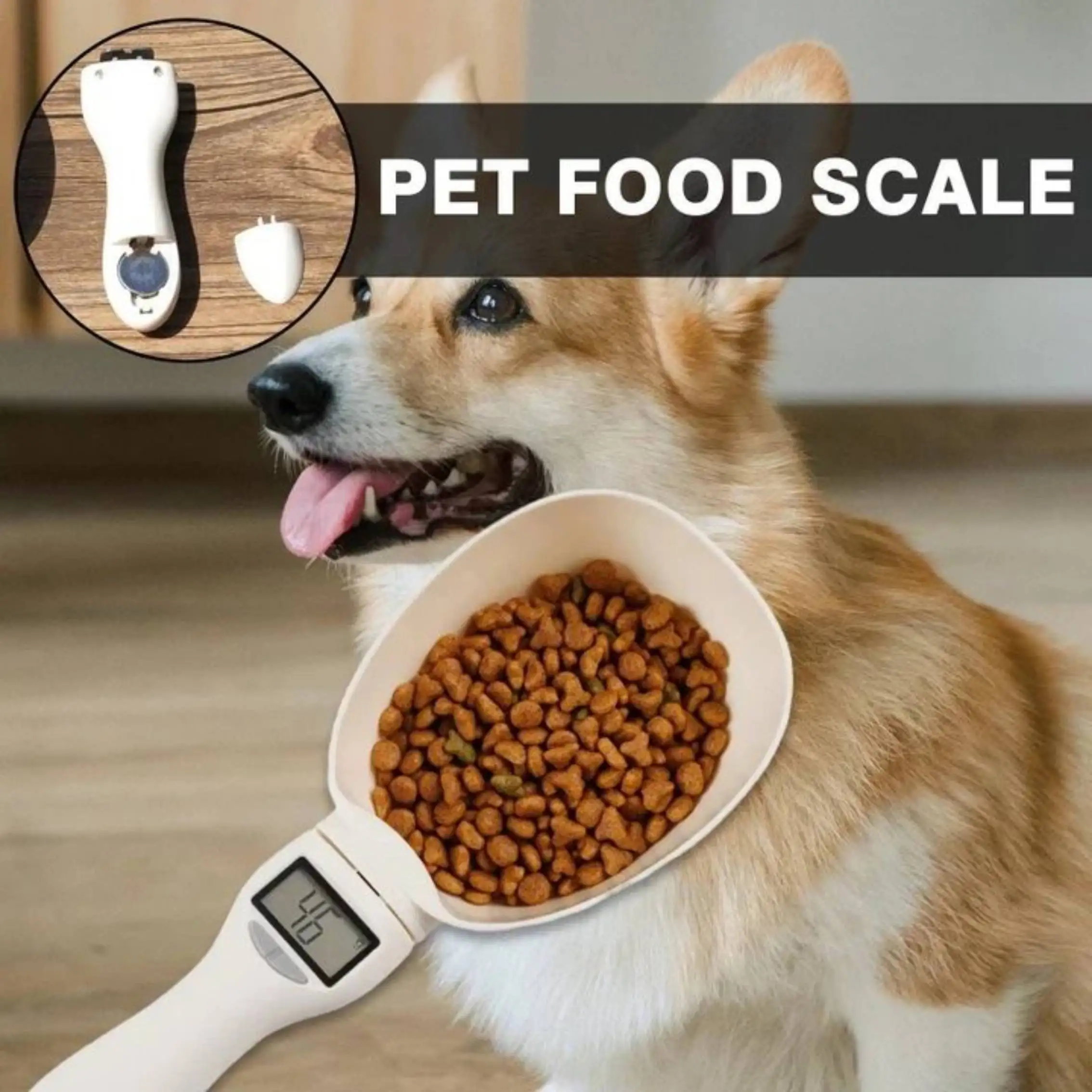 Pet-Food-Measuring-Scoop-Electronic-Dog-Cat-Food-Measuring-Cup-Digital ...