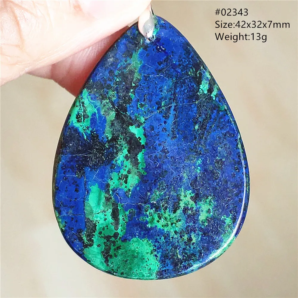 Genuine-Natural-Malachite-Azurite-Lapis-Lazuli-Pendant-Necklace-Green ...