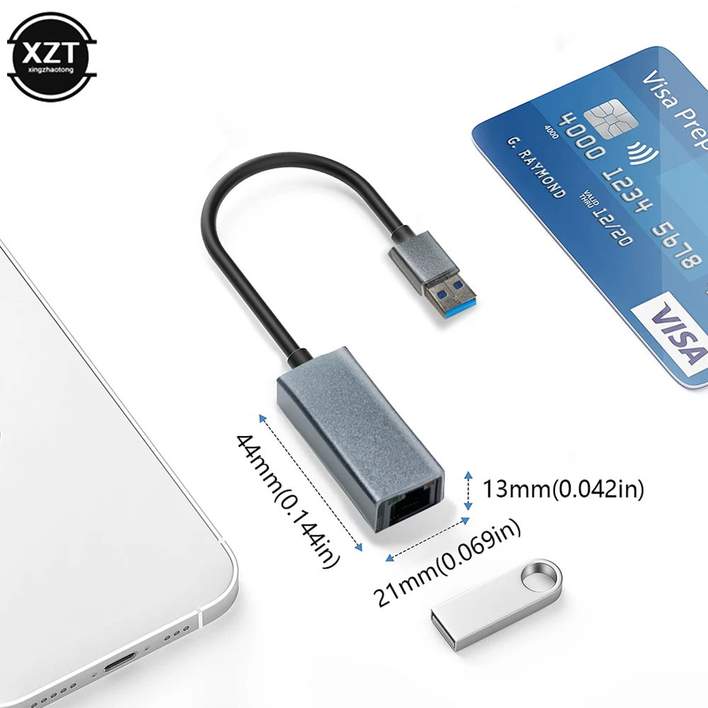 Mini-USB-Type-C-Ethernet-Adapter-1000Mbps-Network-Card-USB-Type-C-To ...