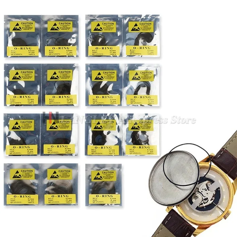 950pcs/Set Watch Back Gasket 12-30mm Case Rubber Waterproof O-Ring ...