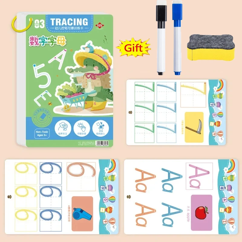 Reusable Montessori Tracing Workbook – Their First Joy