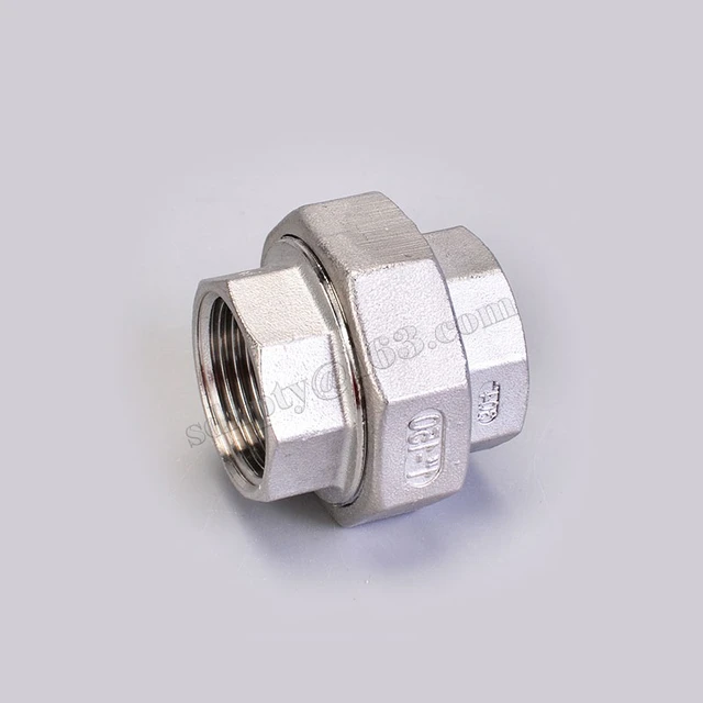 1PCS 304 Stainless Steel Union Joint Coupling 1/4 3/8 1/2, 41% OFF
