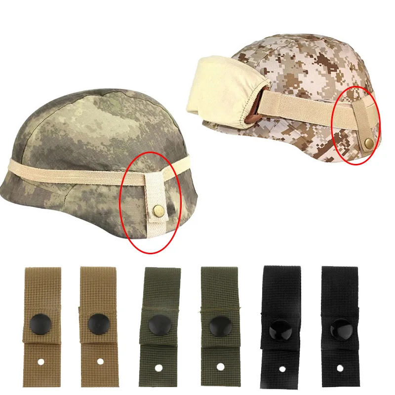 Tactical Goggle Retention Straps for MICH/ACH Helmet, Helmet Goggles ...