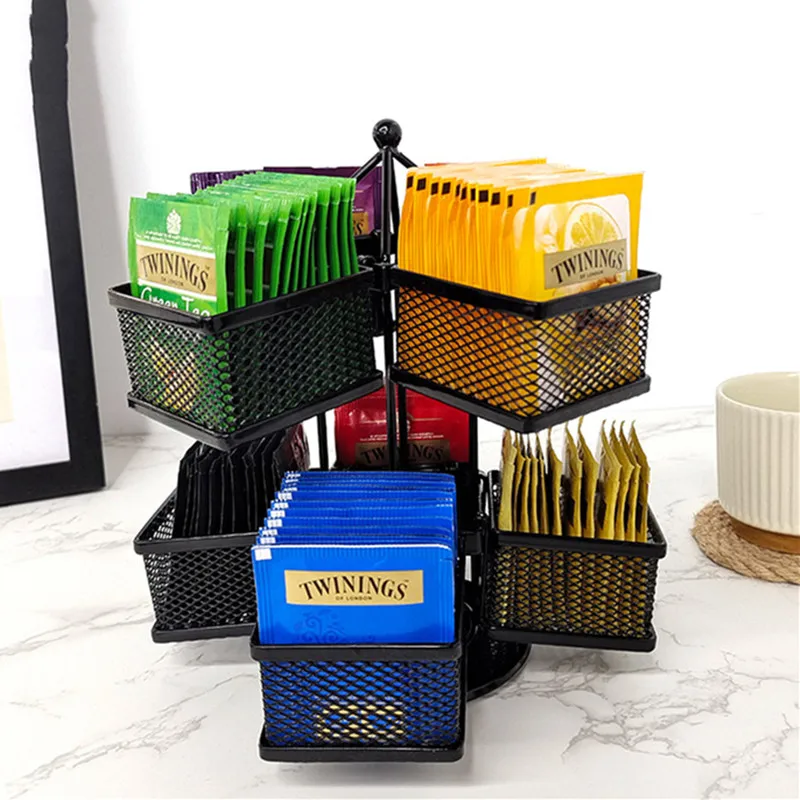 Sugar-Tea-Bags-Coffee-Storage-Holder-Organizer-8-Grid-Freezer-Storage ...