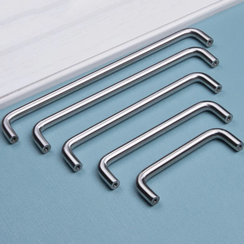 Stainless Steel U Type Door Handles Dresser Knobs Kitchen Cabinet Knobs ...