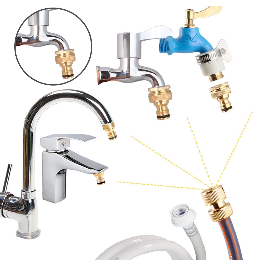 23MM-Universal-Hose-Tap-Kitchen-Adapters-Brass-Faucet-Tap-Connector ...