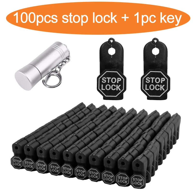 100-1-Pcs-Security-Stop-Lock-6mm-Retail-Shop-Display-Hook-Anti-Theft ...