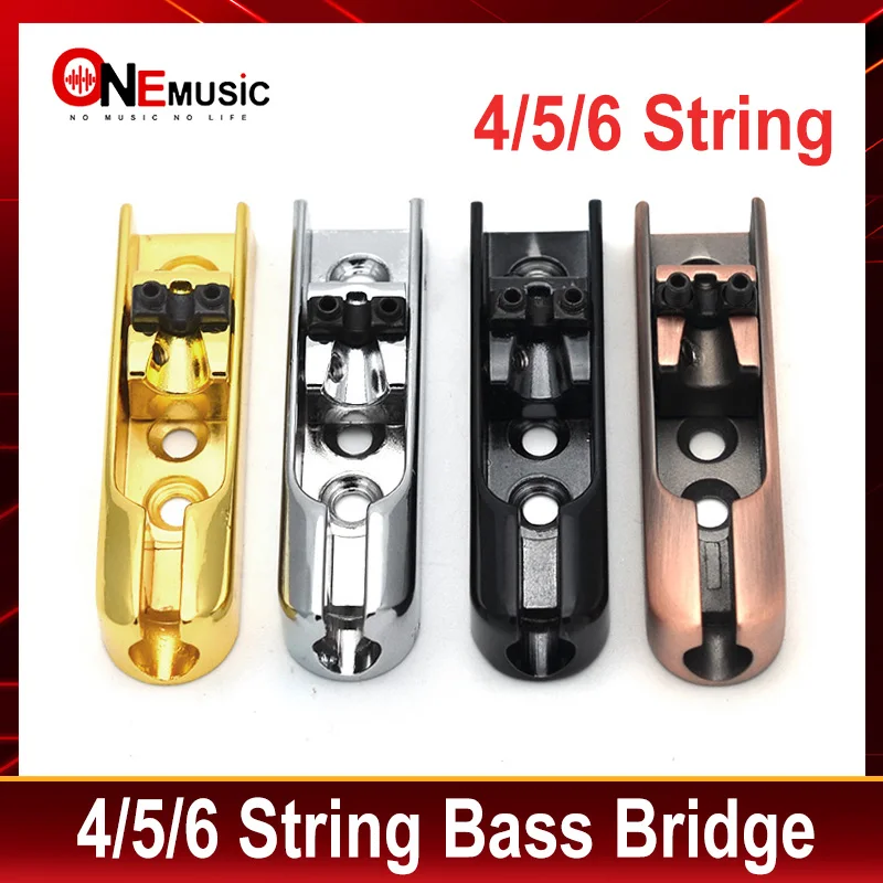 4-5-6String-Bass-Bridge-4-5-6Pcs-Set-Single-String-Bass-Bridge-Black ...