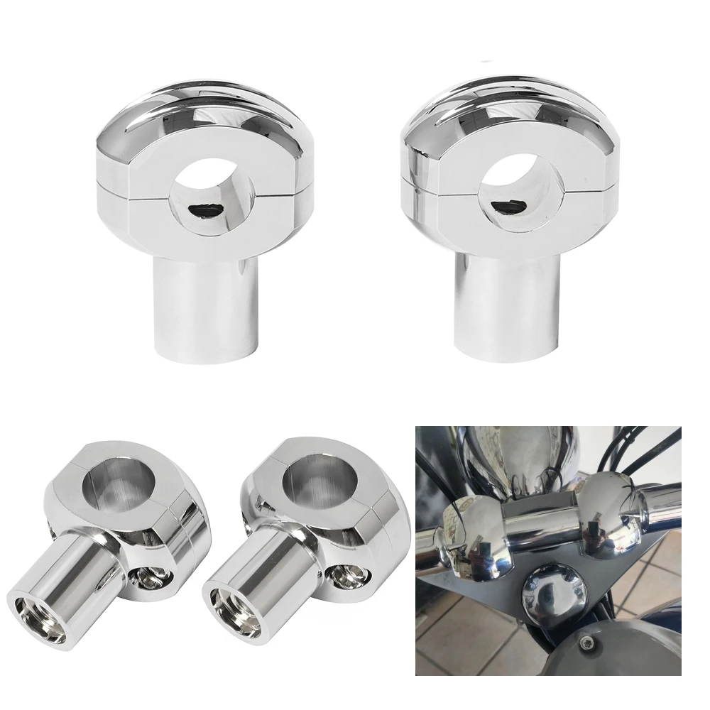 22mm-25mm-Motorcycle-Universal-Handlebar-Clamp-Riser-Kit-Adjustable ...