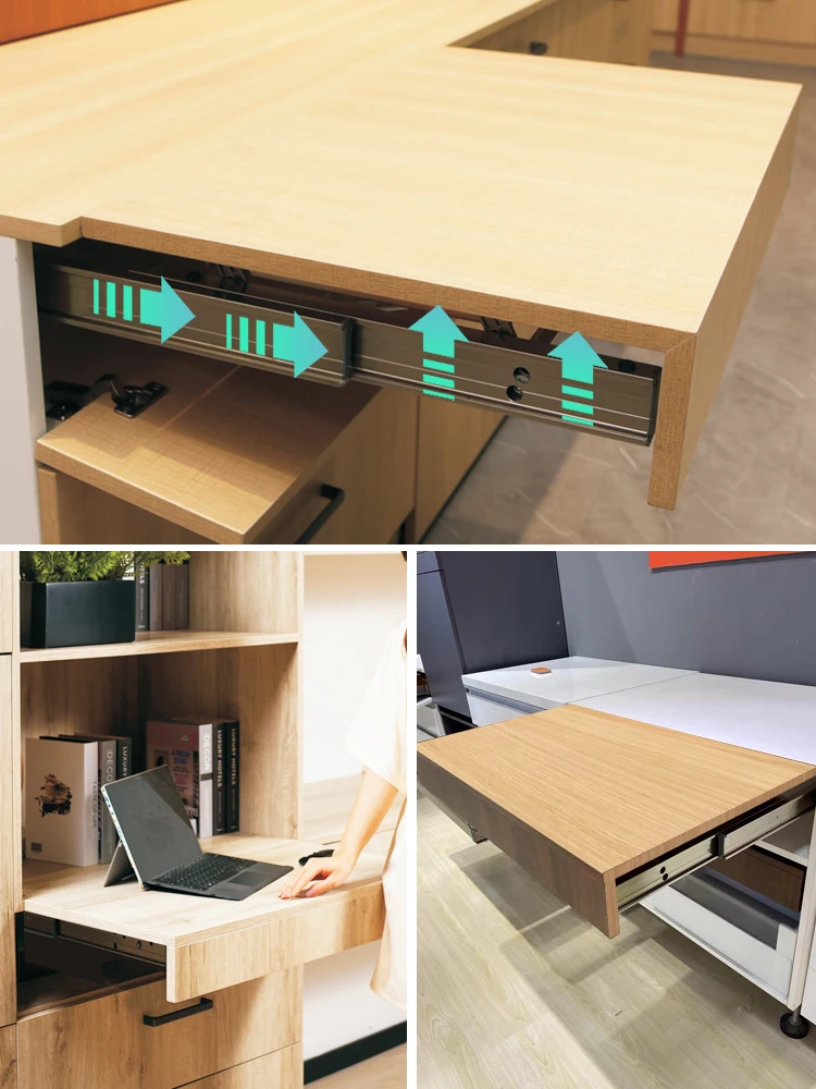 Package Side Extension Table Guide Buffer Fold Lift Pull Table Track ...