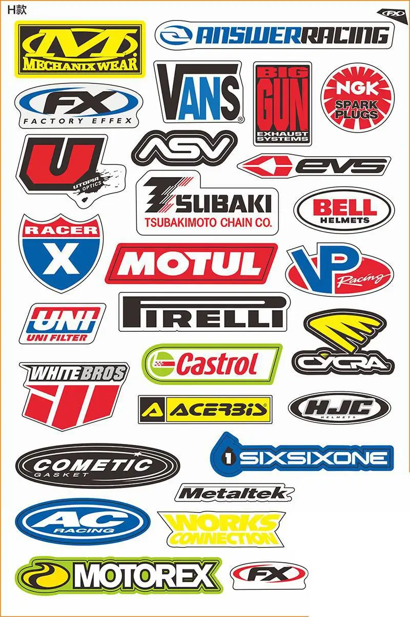 Motocross Brand Logos