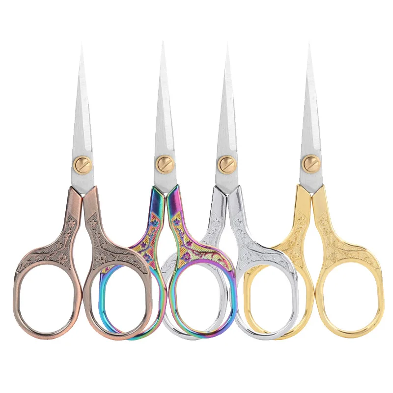 Embroidery-Sharp-Scissors-12-7cm-Craft-Sewing-Scissor-Pointed-Stainless ...