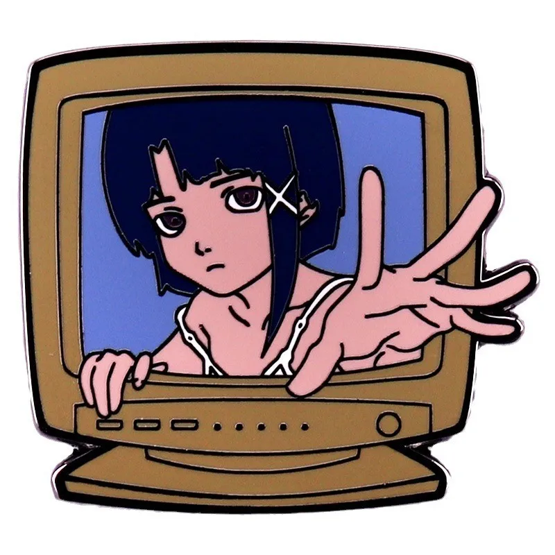 Serial-Experiments-Lain-Enamel-Pins-Cartoon-Anime-Sci-fi-Suspense ...