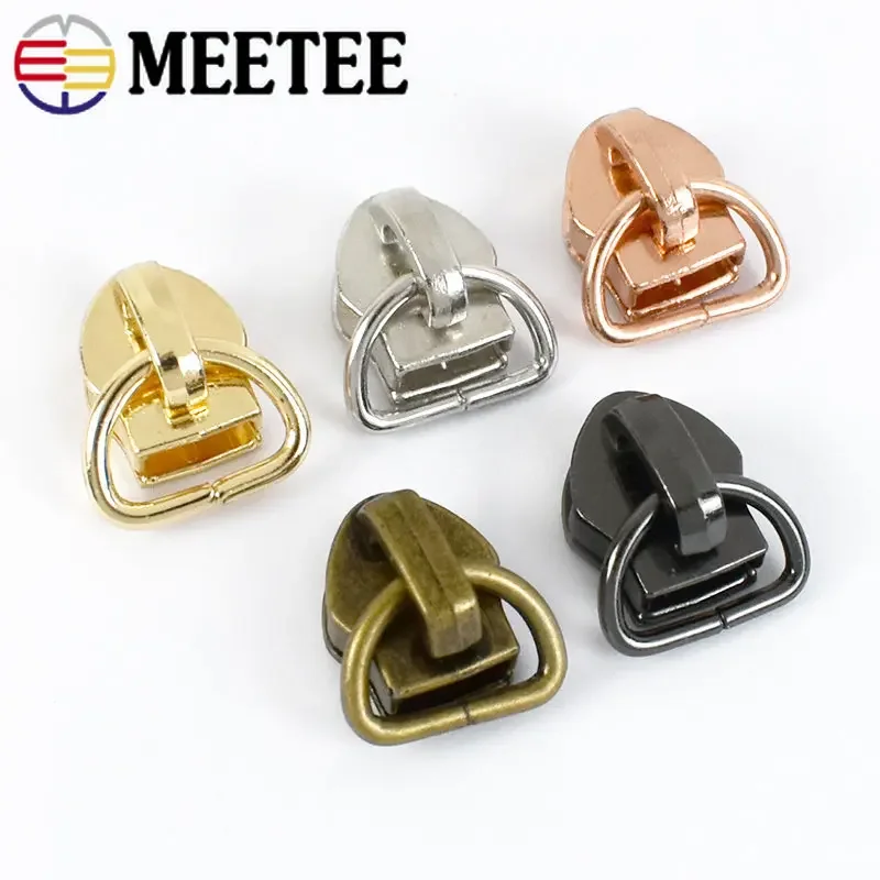 10-25pcs-d-Form-5-Rei-verschluss-Schieber-zieht-f-r-Nylon-Rei-verschl ...