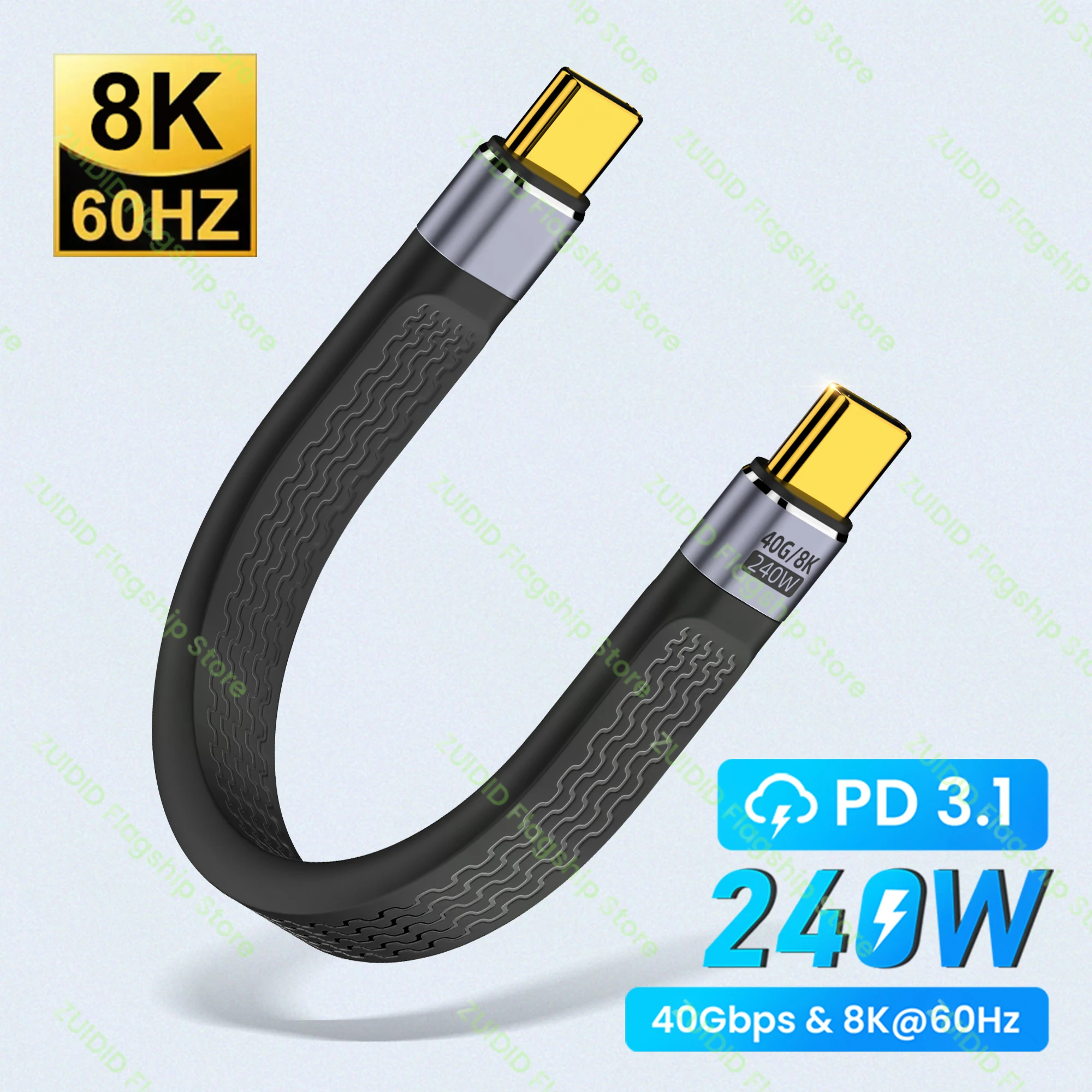Cable-USB-240-Gen3-FPC-de-carga-r-pida-Cable-Tipo-C-a-Tipo-C ...